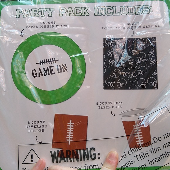 Oriental Trading | Party Supplies | New 8 Count Football Party Pack ...